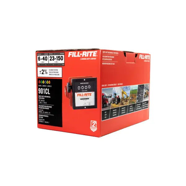 Medidor Fill Rite mecánico de transferencia de combustible de 4 dígito ...